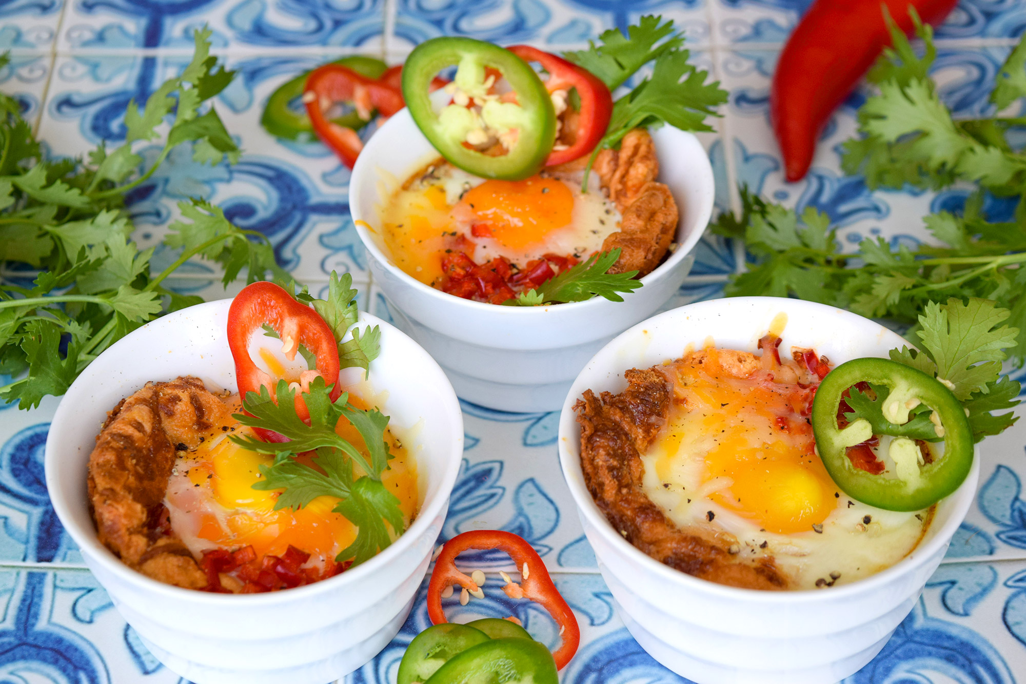 Cloudies Mexican Egg Cups | The Cloud Bread Company